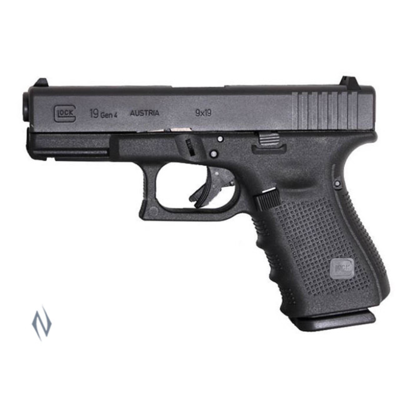 NIOA Australia | GLOCK 19 9MM COMPACT 10 SHOT GEN4 102MM
